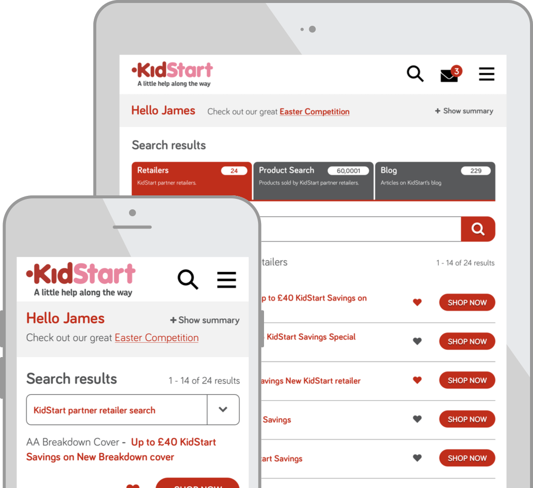Your browser will not run the KidStart Savings Prompt